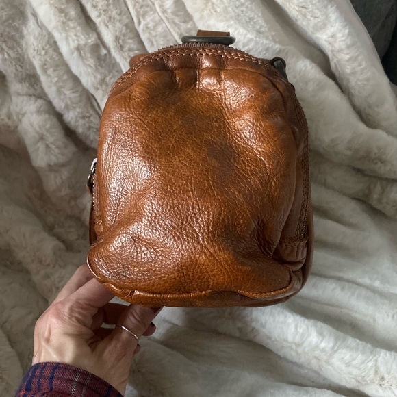 Frye | Bags | Frye Brooke Speedy Satchel Brown Leather Bag | Poshmark